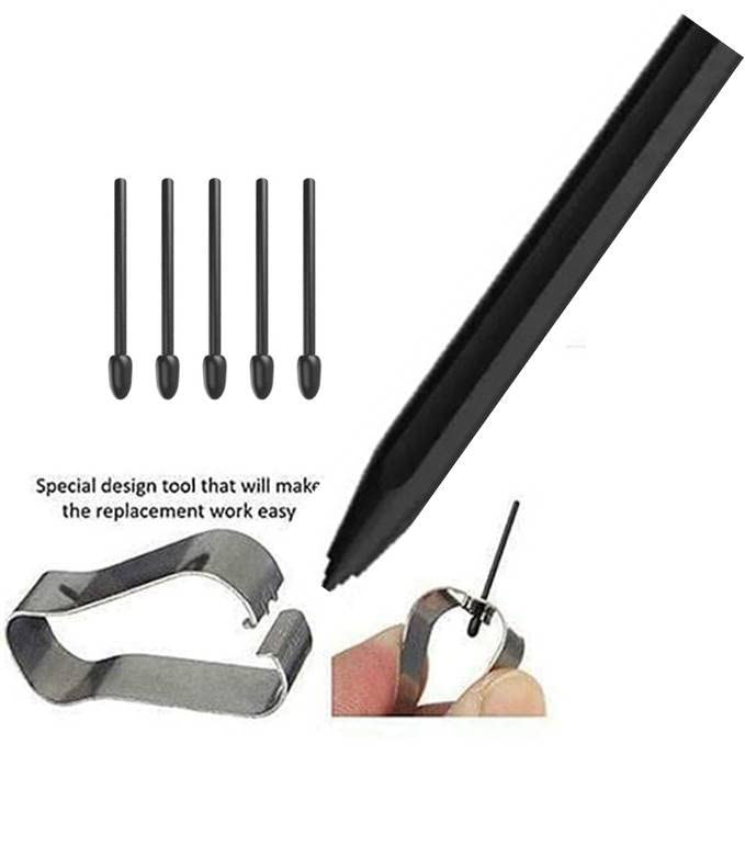 Magnetic Stylus Pen for Remarkable 2, with Eraser Digital,4096 Pressure Sensitivity, Palm Rejection, Remarkable Plus Pen Remarkable2 Stylus Pen with 5*Tips/Nibs (White)