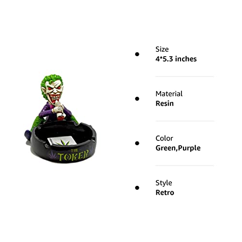 Fantasy Gifts The Toker Ashtray 6 x 4 x 4 Inch Multicolor