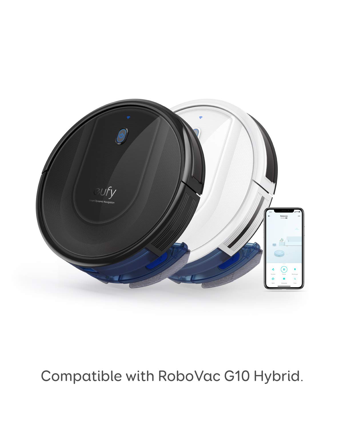 eufy by Anker, RoboVac Replacement Filter Elements for Water Tank, RoboVac G10 Hybrid Accessory