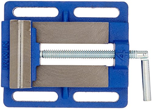 IRWIN Drill Press Vise, 4.5β Jaw Capacity, Ultimate Durability, Slotted Base (226340)