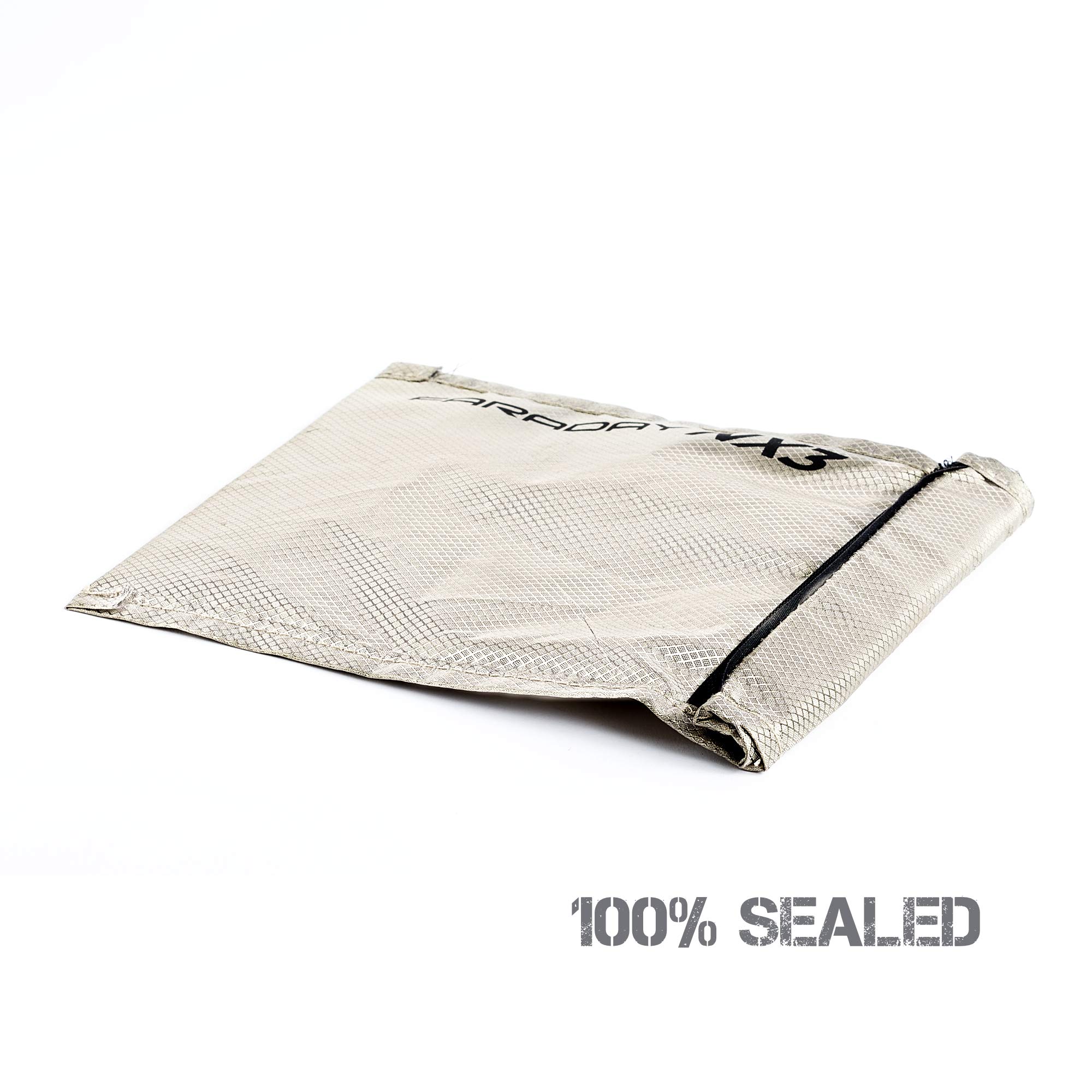 FARADAY DEFENSE 3 pc Medium Kit NX3 Triple Layer Cyber Fabric Faraday Bag Sleeves Pouch Signal Shielding, Anti-Hacking, Anti-Tracking, EMP Bag