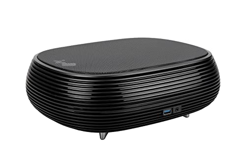 in Win B1 Mesh Mini-ITX Chassis with 200Watts 80+Gold PSU with Mesh Top Cover, Black