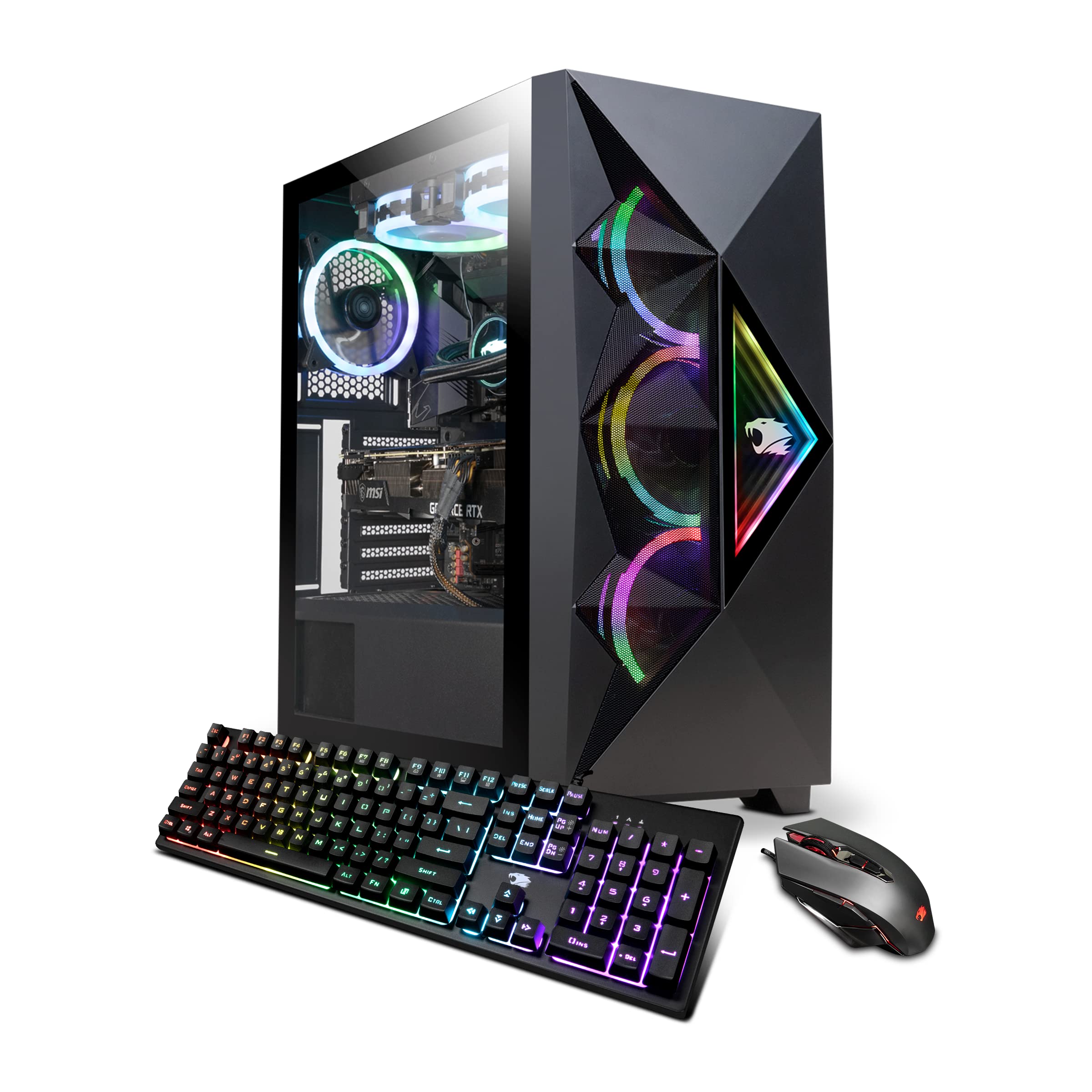 iBUYPOWER Pro Gaming PC Computer Desktop Stealth 263i (Intel i7-12700KF 3.6GHz, GeForce RTX 3070 Ti 8GB, 32GB DDR5 RAM, 1TB NVMe SSD + 1 TB HDD, WiFi Ready, Windows 11 Home)