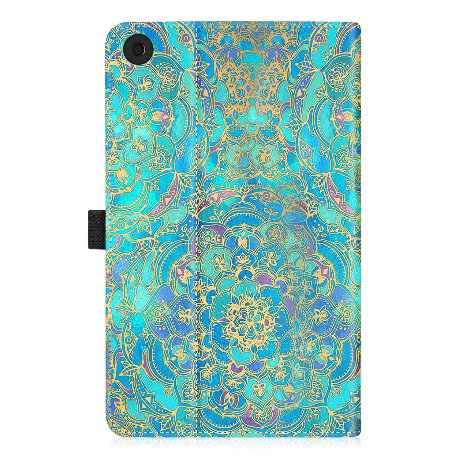 Fintie Case for Amazon Fire 7 Tablet (9th Generation, 2019 Release) - [Multi-Angle] Viewing Folio Stand Cover with Pocket Auto Wake/Sleep, Shades of Blue