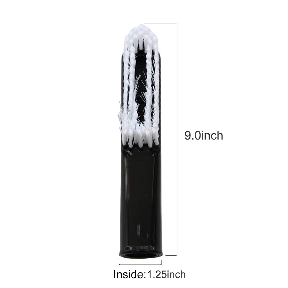 EZ SPARES 1.25'' 32mm Lint-Clean Elongated Universal Vacuum Dusting Soft Bristle AUT Brush for Clothes Woolen Overcoat Fabric Surfaces and Furniture for Dirt Devil Elecrrolux Panasonic