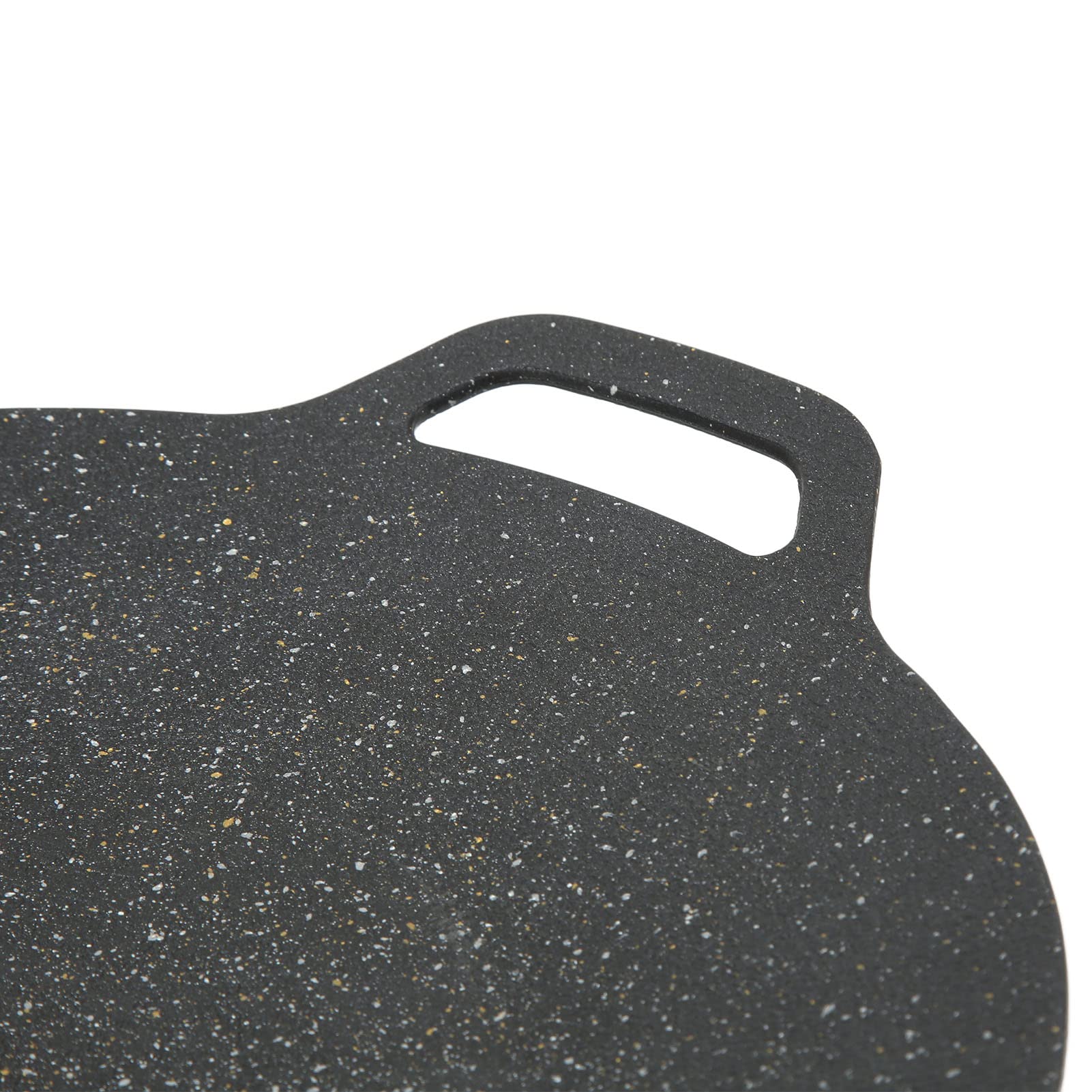 Korean BBQ Pan, Korean Barbecue Grill Pan Round BBQ Grill Pan Korean 6-Layer Coating Curved Shape for BBQ Parties