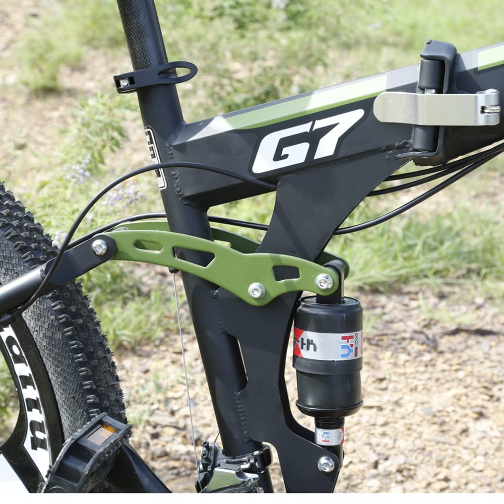 EUROBIKE Folding Mountain Bikes 27.5 for Men Adult Bicycles 3 Spoke(Green)