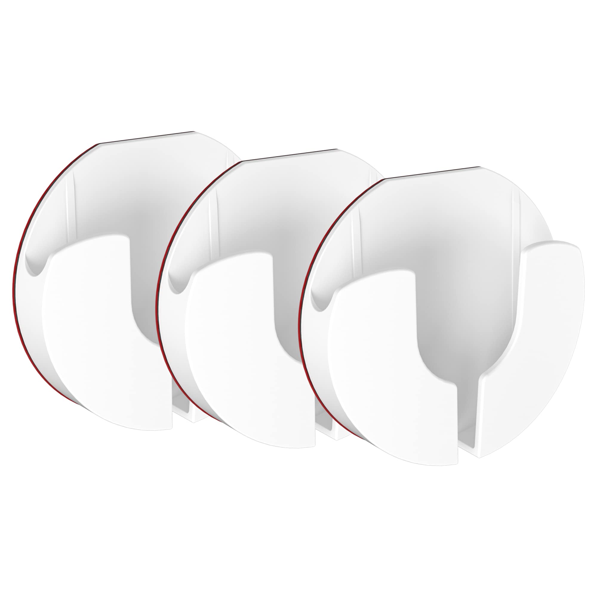 Holicfun Adhesive Wall Mount for Blink Mini - Black, 3 Pack