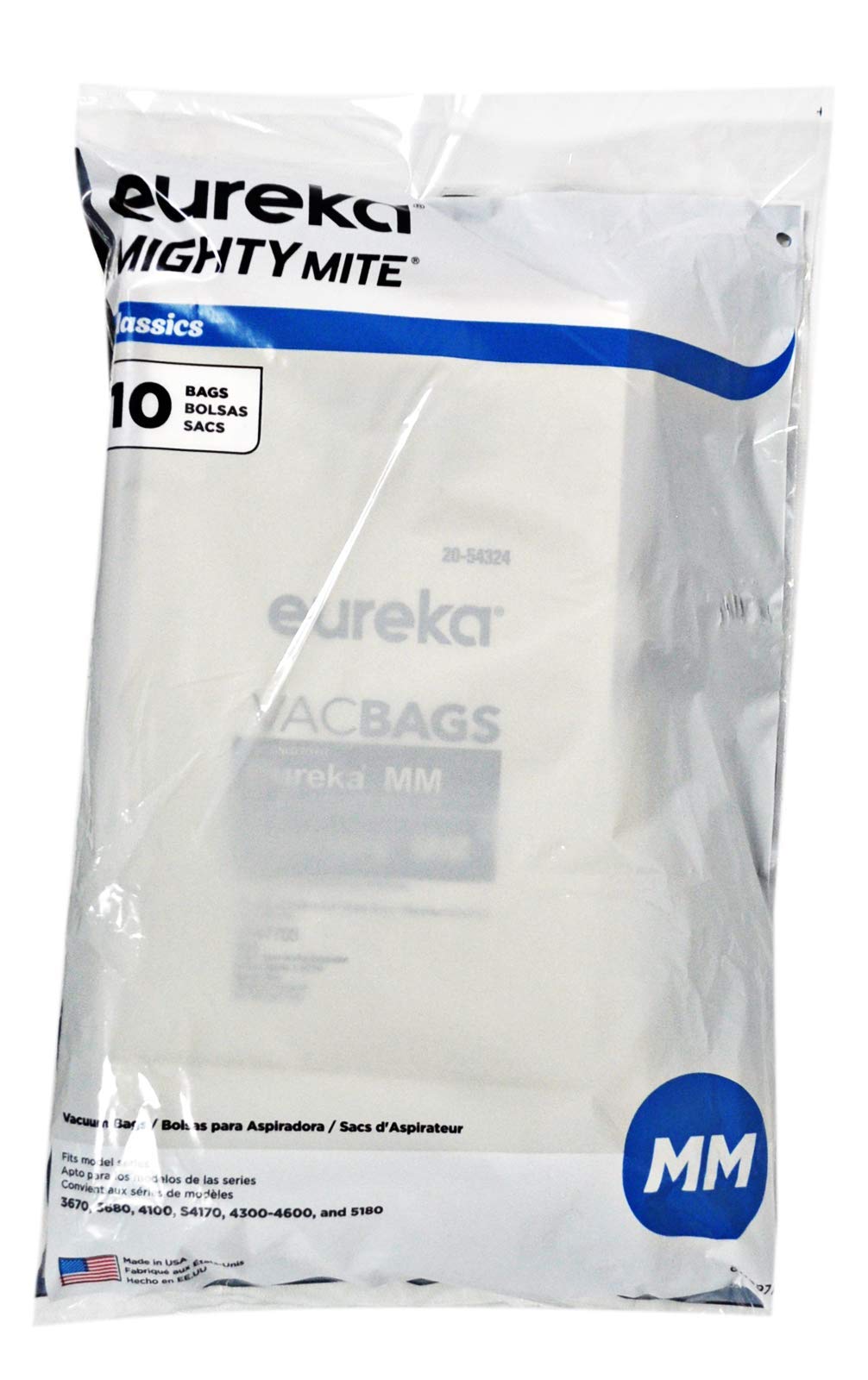 Eureka MM Vacuum 60297A Style-10 Per Unit, 10 Bags, White