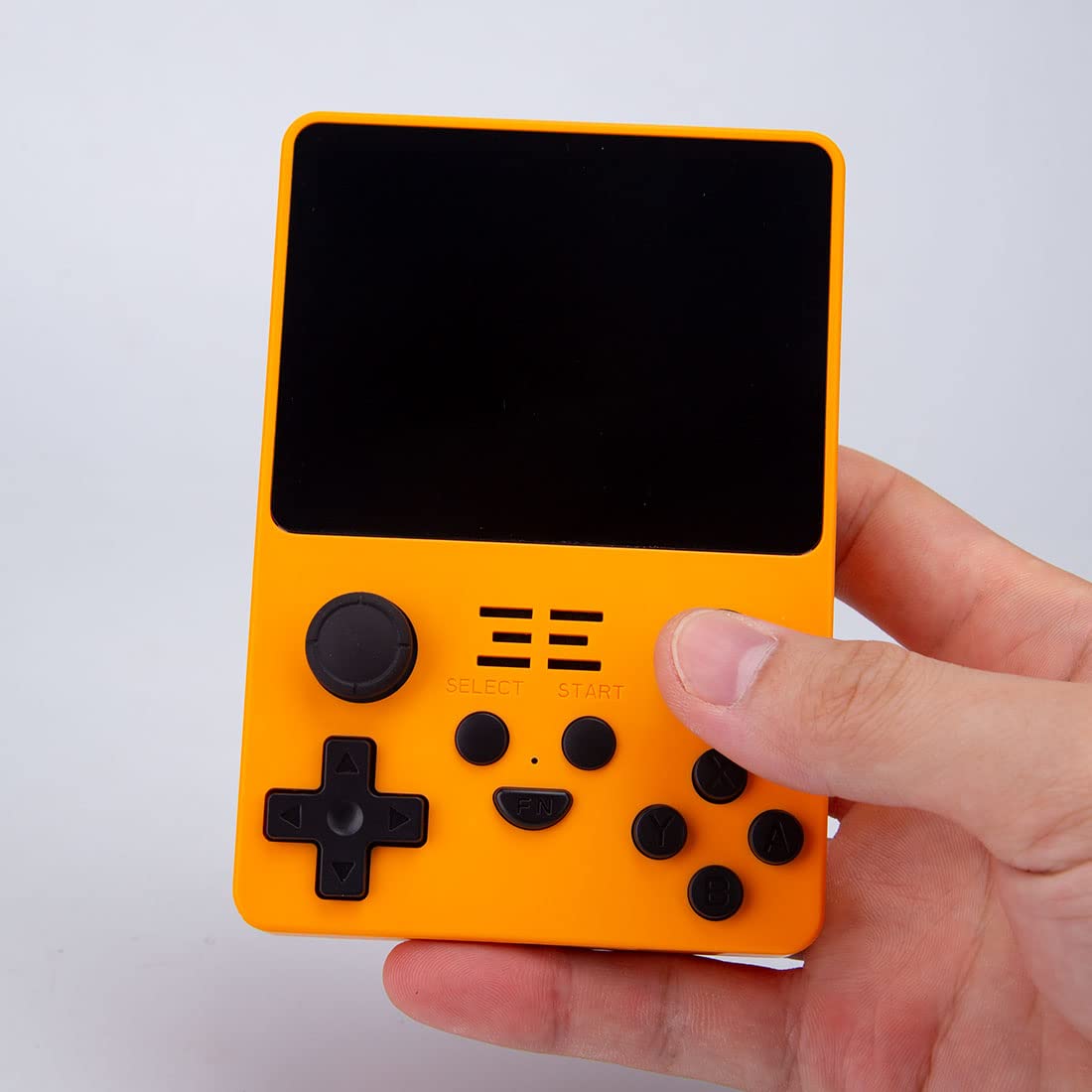 MAYD Powkiddy RGB20S Handheld Game Console with 10000 Games, 16G+32G Retro Arcade with 4 Stickers, 3.5 Inch IPS Portable Video Game Console, 3500mAh, Open Source Arkos System