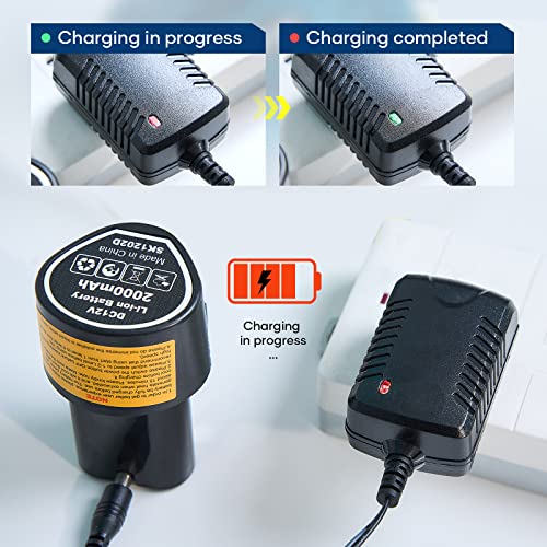 Saker Mini Cordless Polisher Charger - 1 Charger Only, DC 5521 Male Adapter, Input:100-240V~50/60Hz 0.5A, Output:12V-600mA