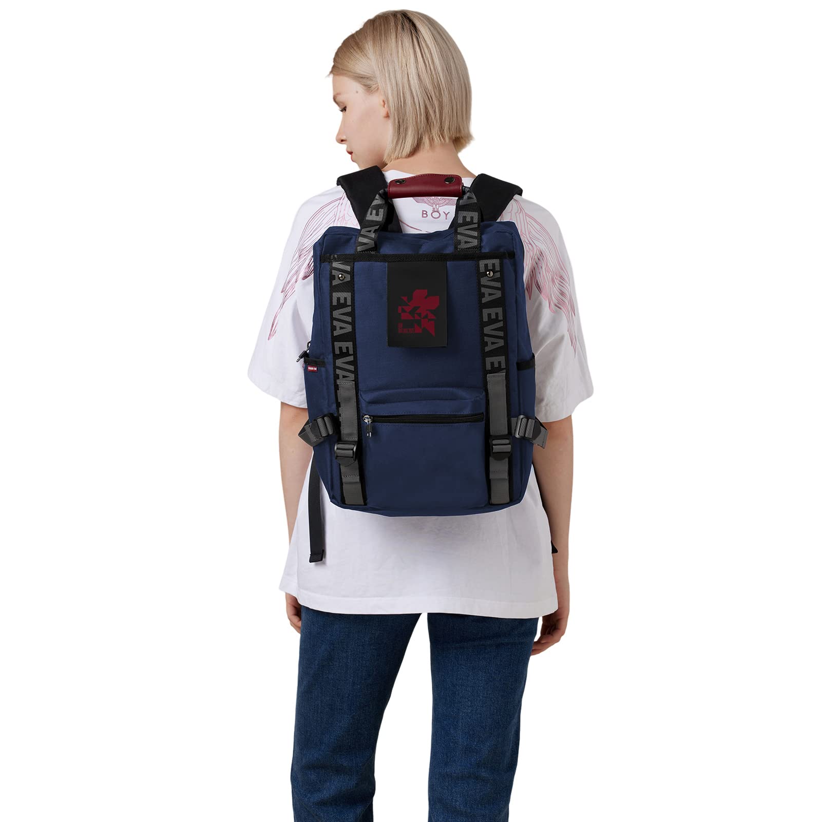 FIREFIRST Evangelion Backpack for Men Women 15.6β Laptop Backpacks Travel Leisure Backpack