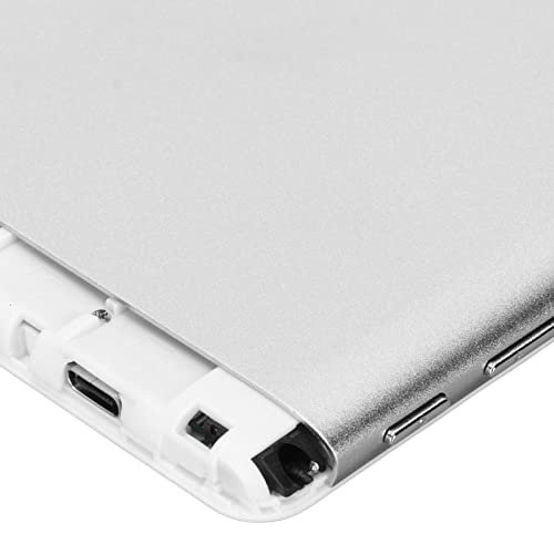 lonuo HD Tablet 13MP Camera 100-240V Silver Tablet Octa Core 2.5GHz CPU 6GB RAM 128GB ROM for School (US Plug)