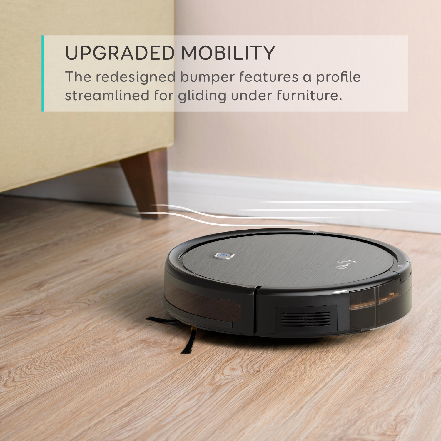 eufy [BoostIQ] RoboVac 11+ (2nd Gen: Upgraded Bumper and Suction Inlet) High Suction, Self-Charging Robotic Vacuum Cleaner, Filter for Pet Fur, Cleans Hard Floors to Medium-Pile Carpets