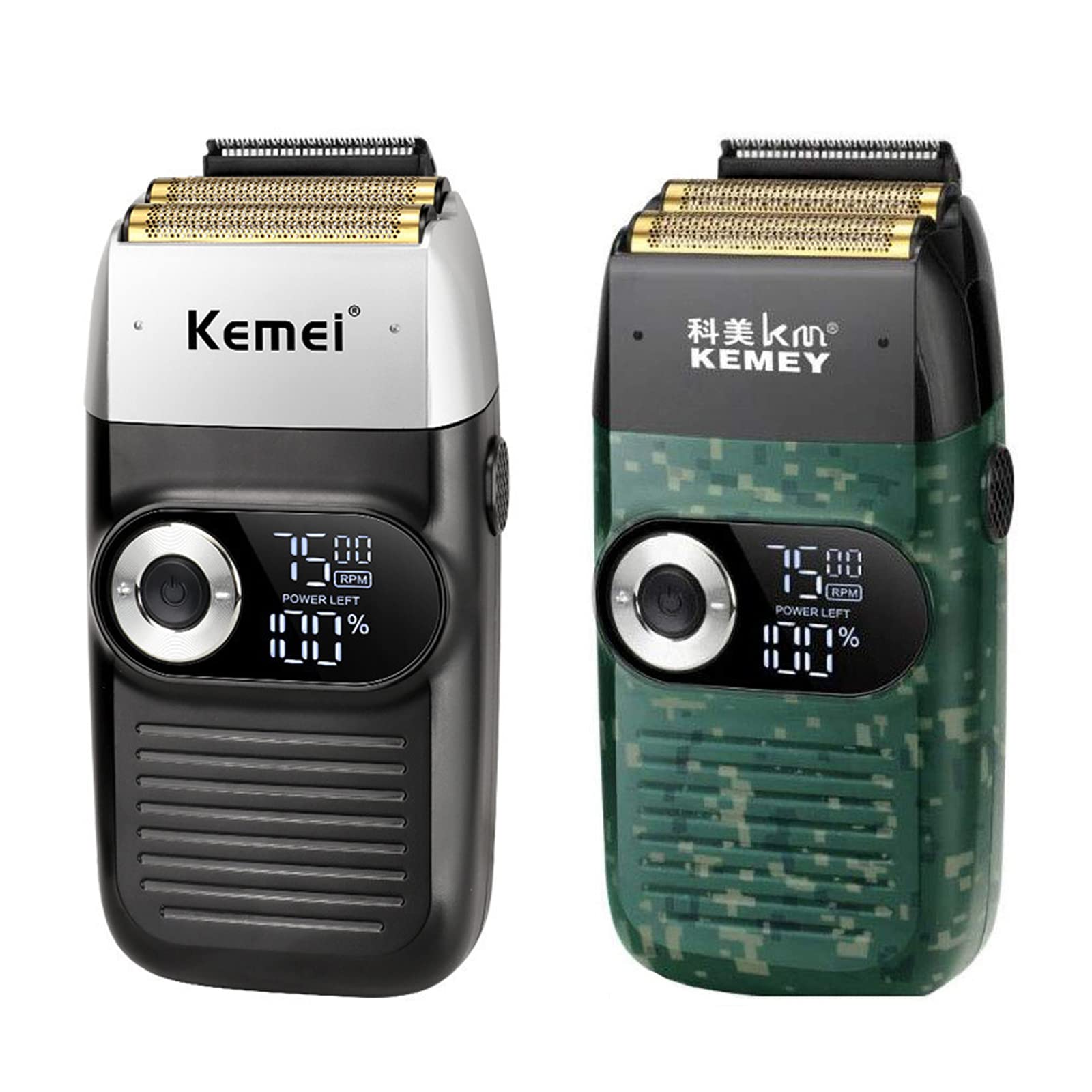 KEMEI Electric Shavers for Men Replacement Heads,Electric Razor Cutter Blades Foil Head, KM-2028/2027/2026 Replacement Heads