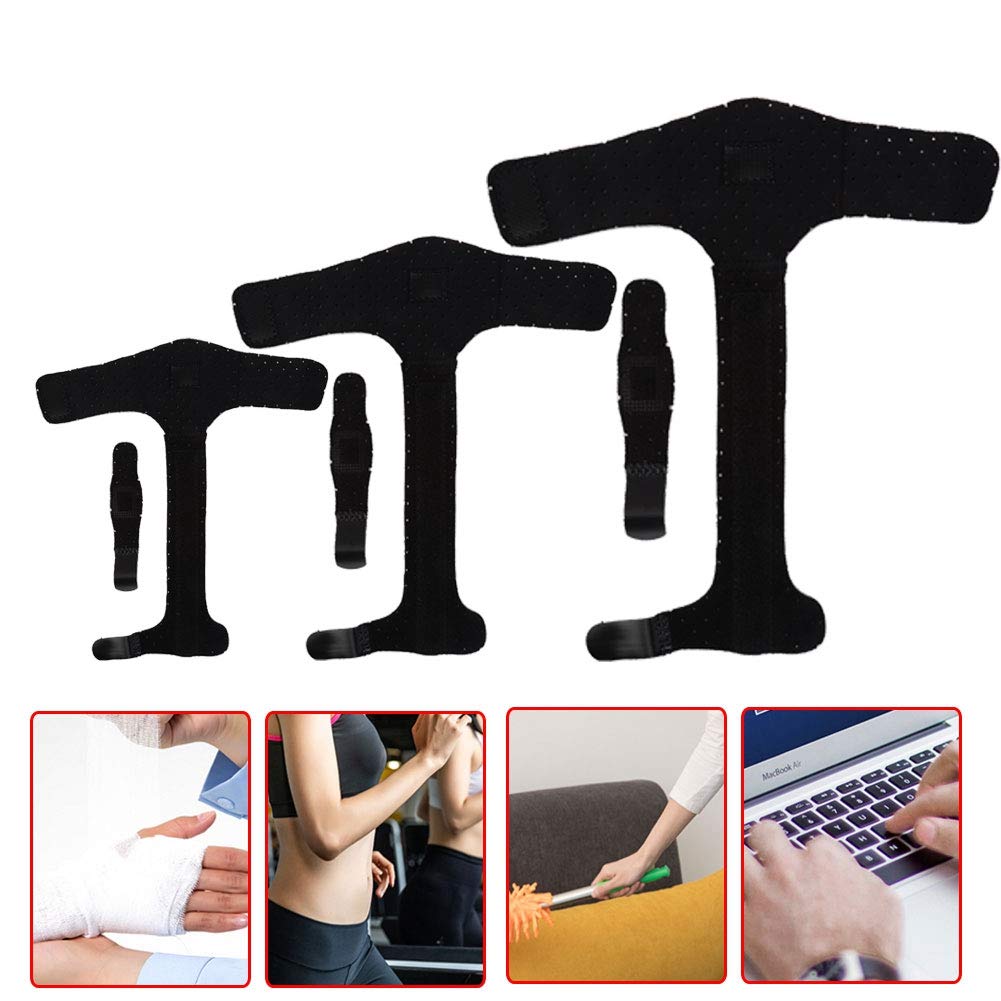 Finger Splint, Adjustable Finger Protector Finger Splint Finger Finger Splints Support Injury Tools Metal For Finger Splints Pain Relief Support(M)