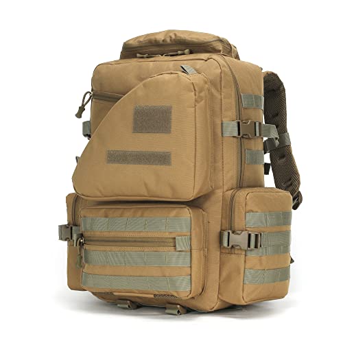 Lovelinks21 Hiking Trekking Rucksack Military Hiking Backpack 3 Day Molle Assault Pack Waterproof EDC Bag for Outdoor