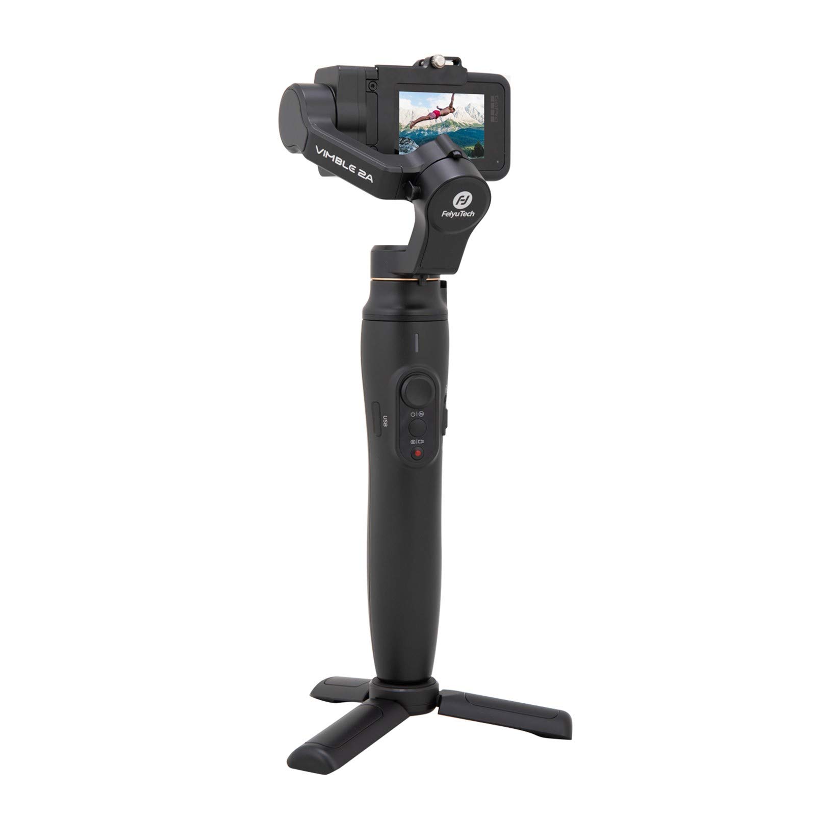 FeiyuTech Vimble 2A Selfie Stick 3- Axis Handheld Gimbal Stabilizer for GoPro Hero 8/7/6/5 Action Camera
