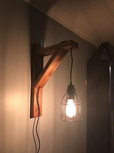 XIDING Farmhouse Vintage Industrial Metal Wire Cage, Old Open Style Lamp Guard Adjustable for Hanging Pendant Lighting, Perfect DIY Lamp Shade Replacement Accessories, Pack of 4.