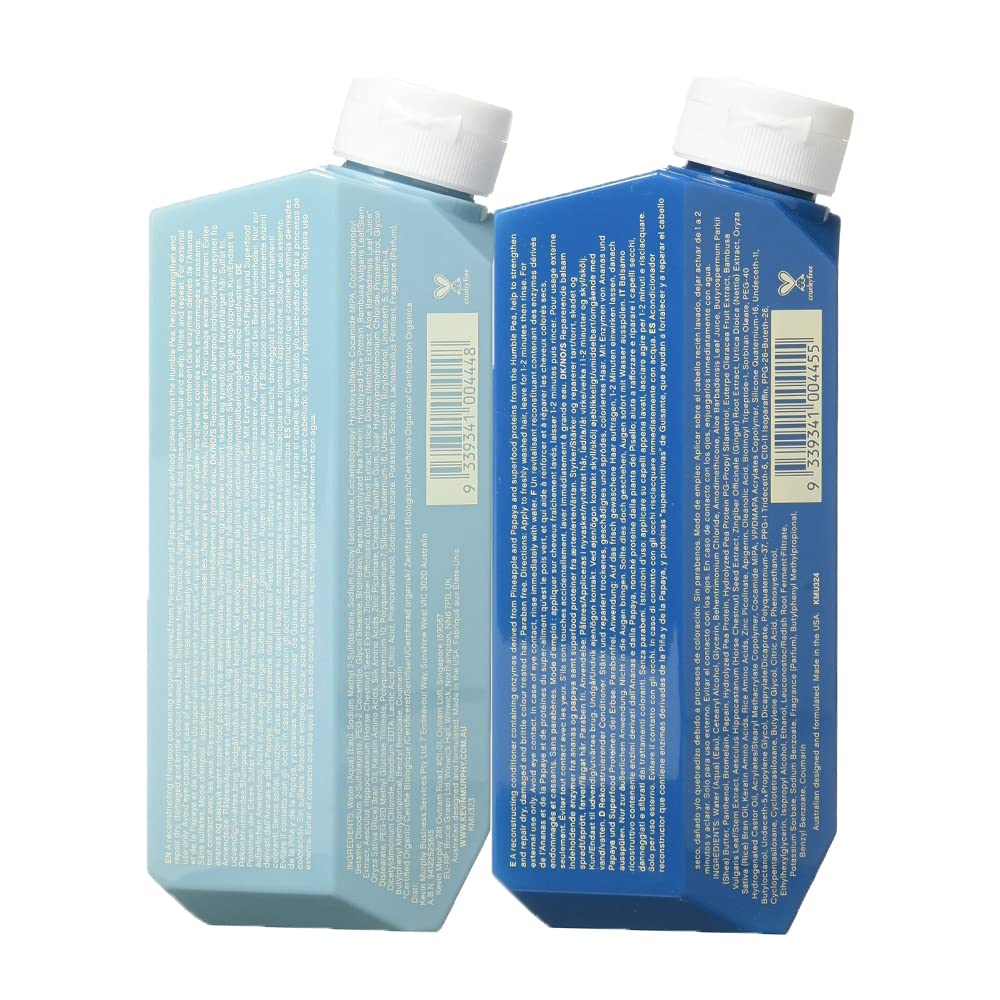 KEVIN MURPHY Repair-Me Wash and Rinse 8.4 Fl Oz each with pH Labs Pure Straight Post-Treatment Mask 0.34 Fl Oz