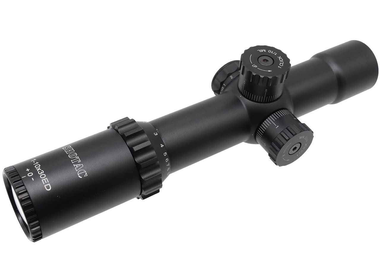 High Resolution Range shotting Zoom 10 Rifle Scope SHOTAC 1-10X30ED (30)