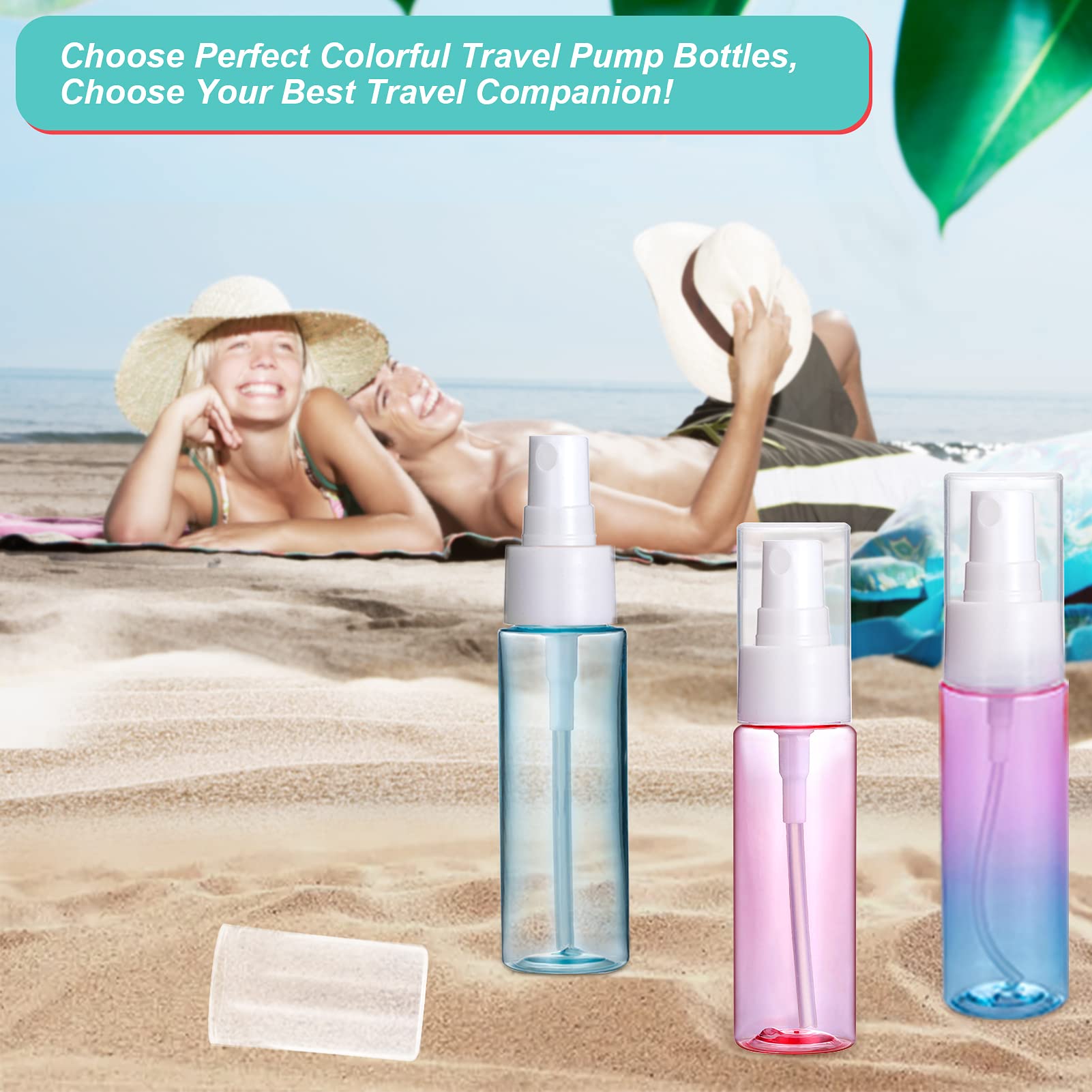 Kitchen GIMS Mini Spray Bottles 1 oz Travel Spray Bottle Small Empty Fine Mist Travel Size Spray Bottle for Perfume Skincare Makeup Lotion and Other Toiletries with Bottle Label