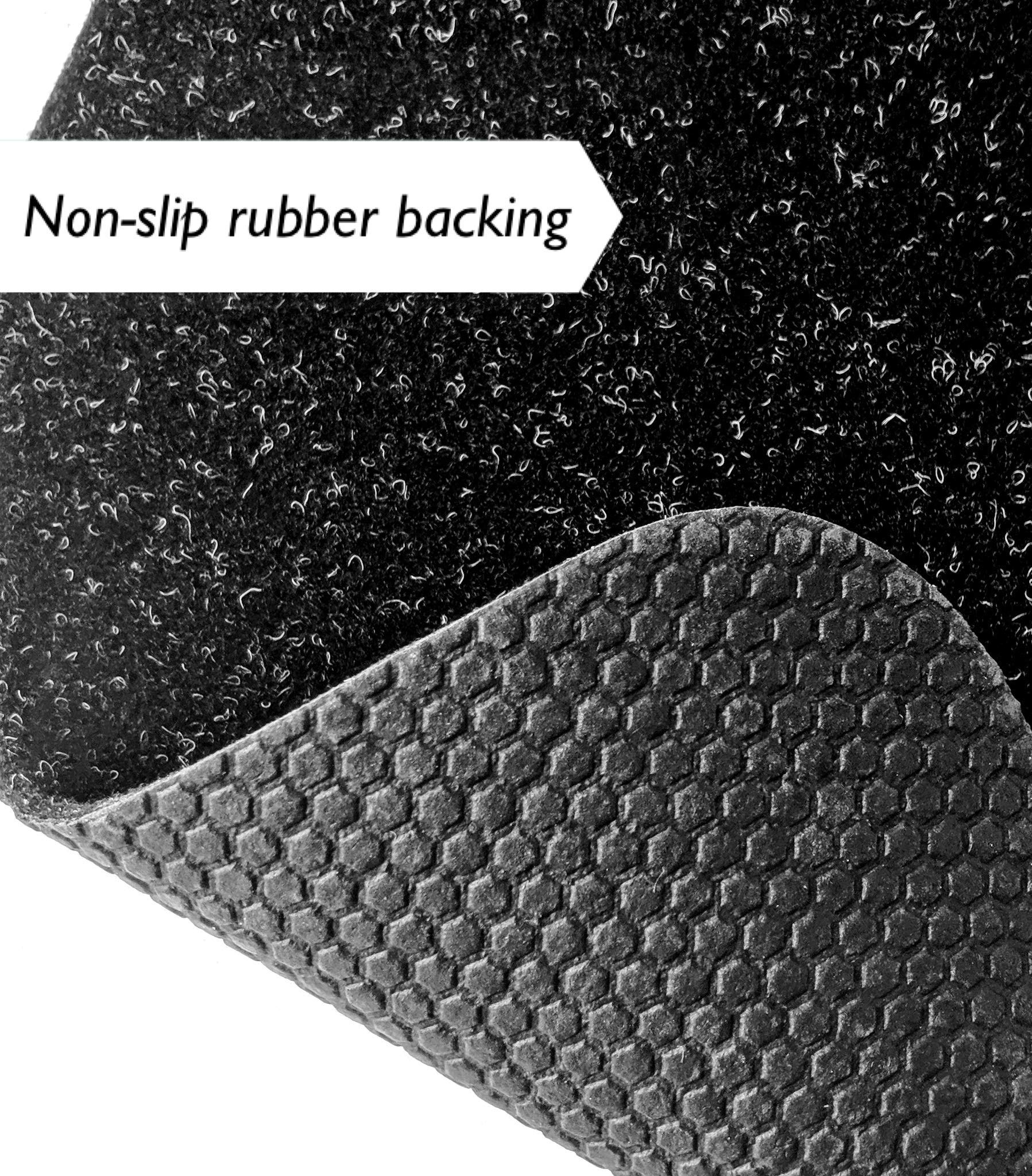 Direct Floor Mats Odor and Bacteria Eliminating Disposable Commode Mats - Black (6 Pack)