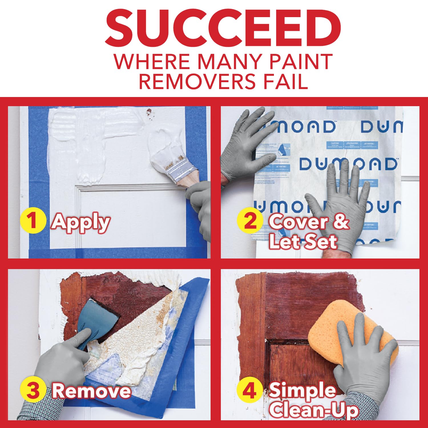 Peel Away 1 Heavy Duty Paint Remover - Removes Up to 30 Layers of Lead, Oil & Alkyd-Based Coatings - Complete Removal System Under the Lid - 1 Gallon