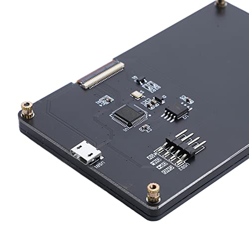 Oumefar IPS Secondary Screen, Brightness Adjustment Multi Theme PC Mini Monitor 3.5in for Computer Consumerelectronics