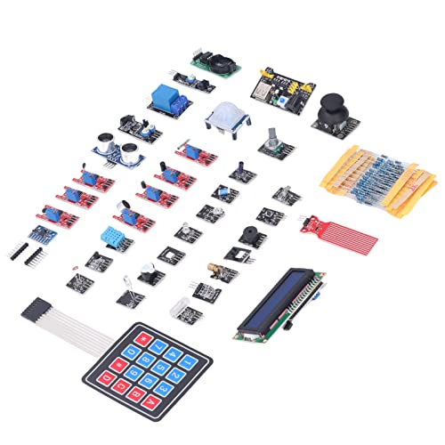 Oumefar Sensor Module Kit, Sensors Modules Broad Utility Easy Control 37Pcs Wide Compatibility for NANO for Raspberry Pi Autopart