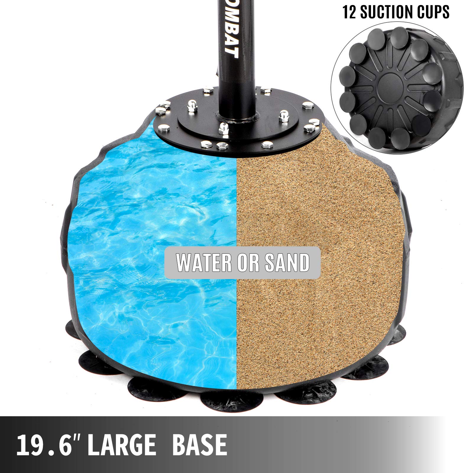 Happybuy Boxing Speed Trainer, Punching Bag Spinning Bar, Training Boxing Ball with Reflex Bar & Gloves, Solid Speed Punching Bag Free Standing, Adjustable Height, for Man, with Two Ball