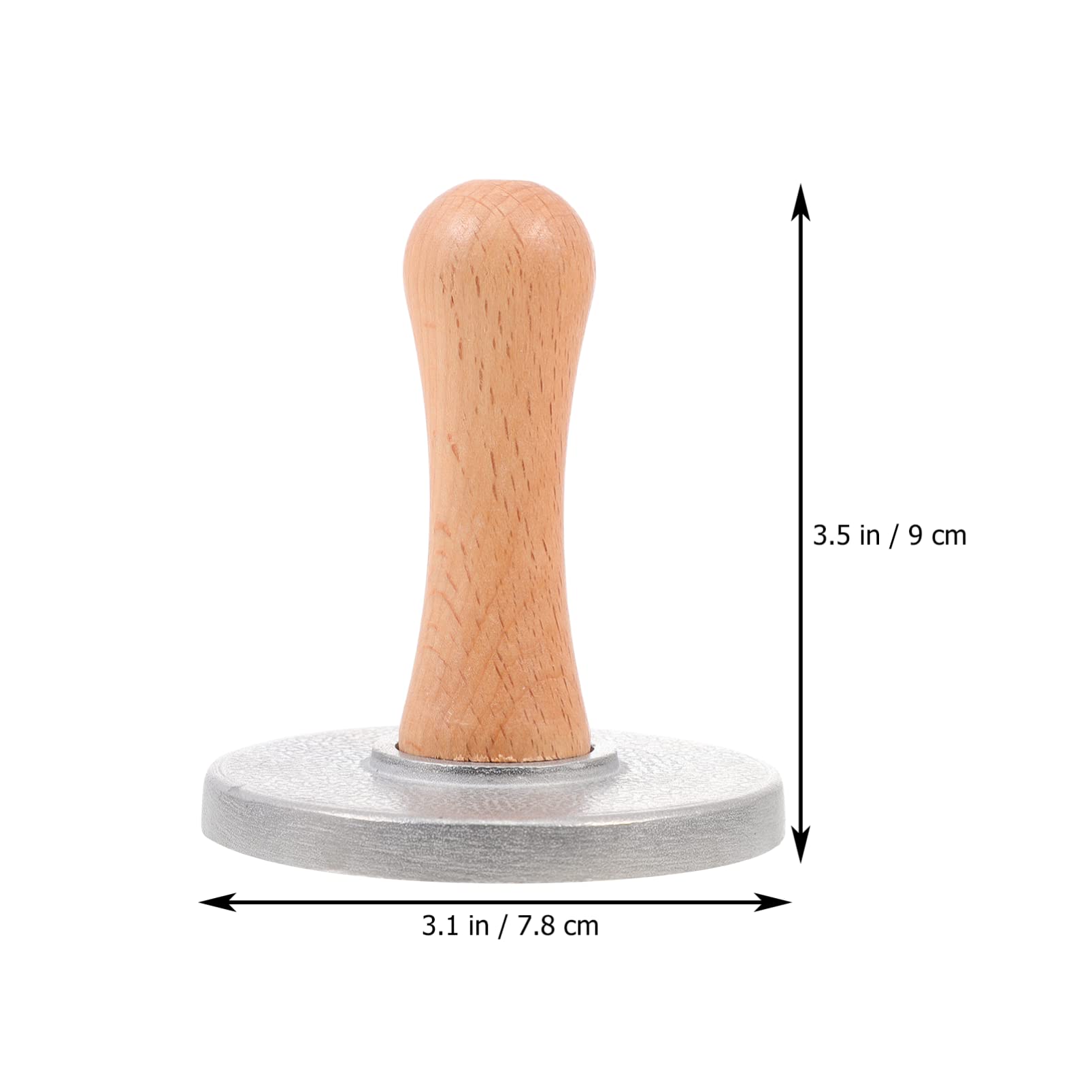 Kichvoe Cookie Stamp Metal Cookie Press Molds Embosser Fondant Stamp Biscuits Presser with Wooden Handle Baking Stamp Molds for Diy Cake Pastry