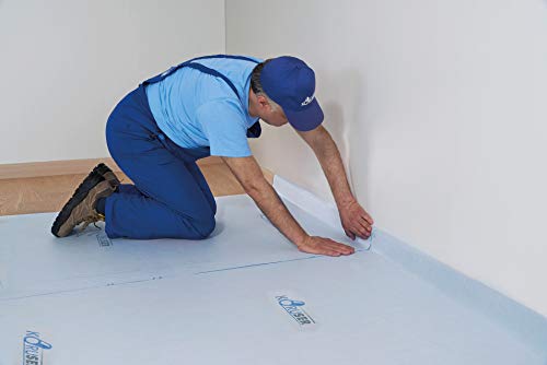 KORUSER Temporary Floor Protection 36ββ x 100β - Anti Slip, Easily Applied Save Your Time - 100% Paint Proof β Reusable Material,Coverage of 300 sqft!