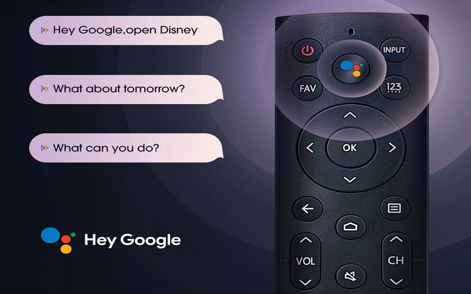 ERF3A90 Voice Remote Contrrol fit-for HISENSE Smart Android LED TV