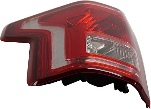 Evan Fischer Driver Side Tail Light Assembly Compatible with 2015 2016 2017 Ford F-150 With Bulb CAPA