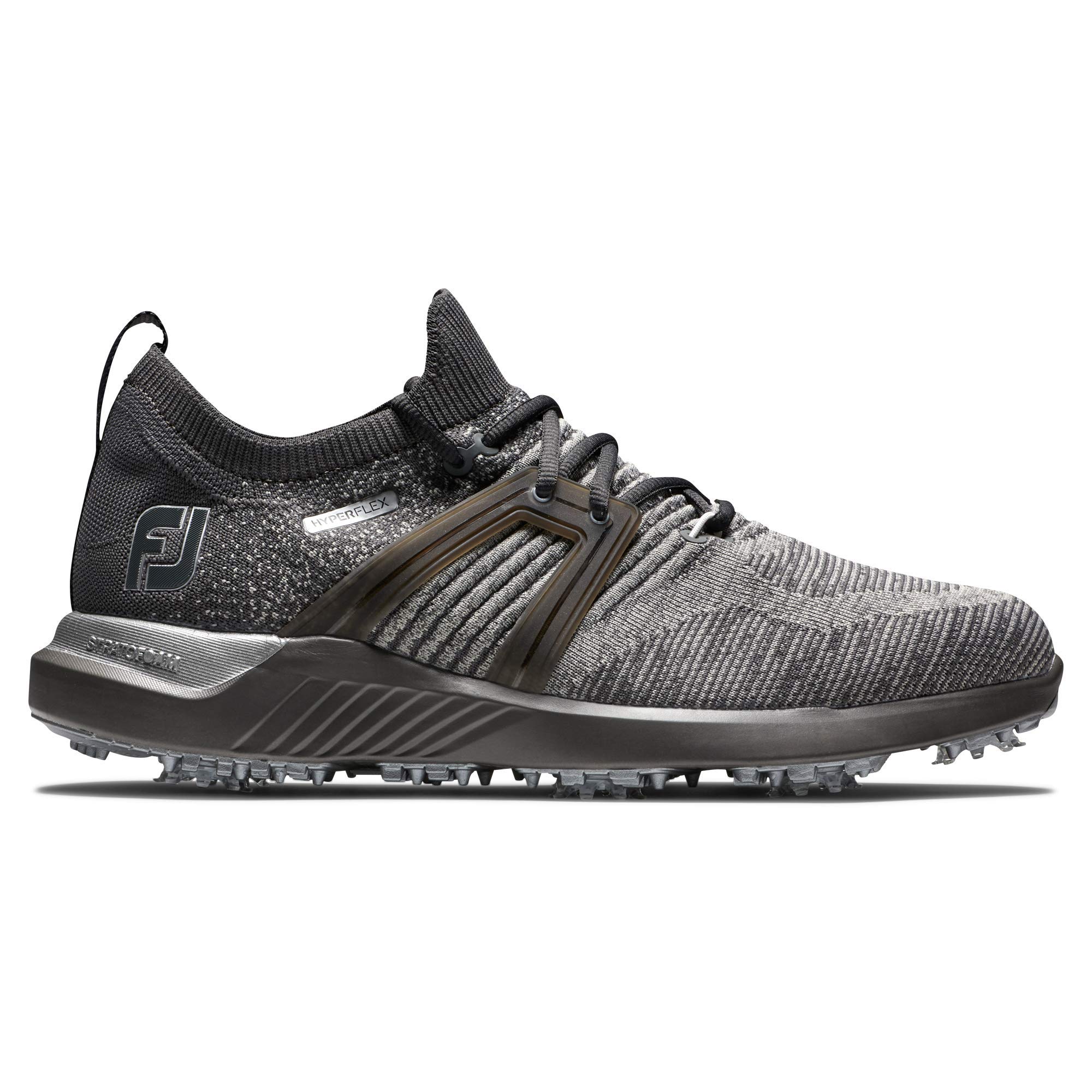 FootJoy Men's Hyperflex Previous Season Style Golf Shoe, Charcoal/Grey, 14 Wide