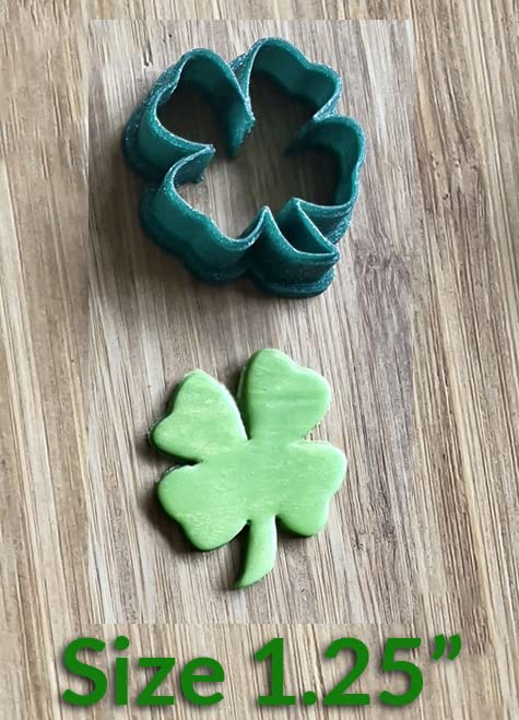 Four Leaf Clover set of 6 Shapes Clay Cutters St. Patrick's Day/Jewelry Tools/Earring Making/Polymer Clay Tools/USA/Necklace Making
