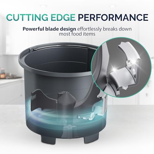 Luma Electric Kitchen Composter, 2.5L Capacity Odorless Countertop Compost Bin with Lid Clear-View Window, Smart Trash Can for Food Disposal, Turn Food Waste into Nutrient-Rich Plant Food