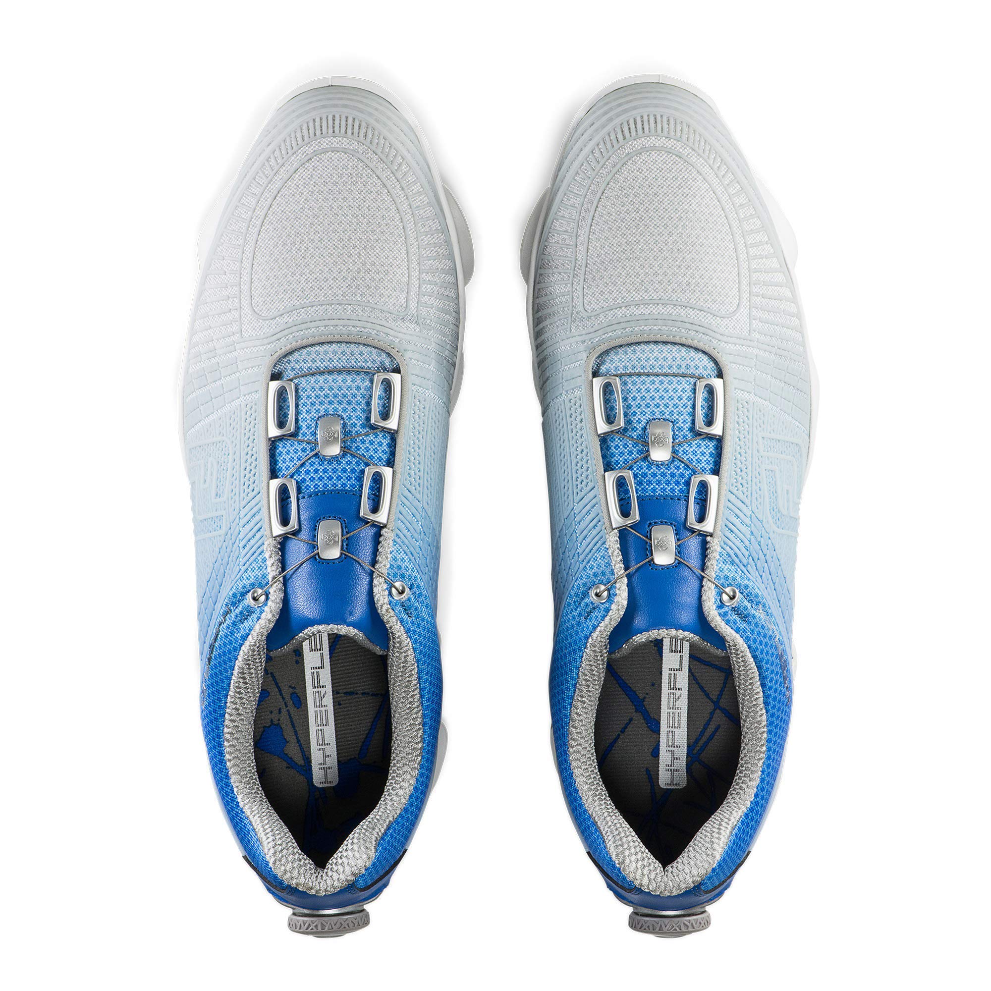 FootJoy Men's Hyperflex II Boa-Previous Season Style Golf Shoes Silver 9.5 M Blue, US