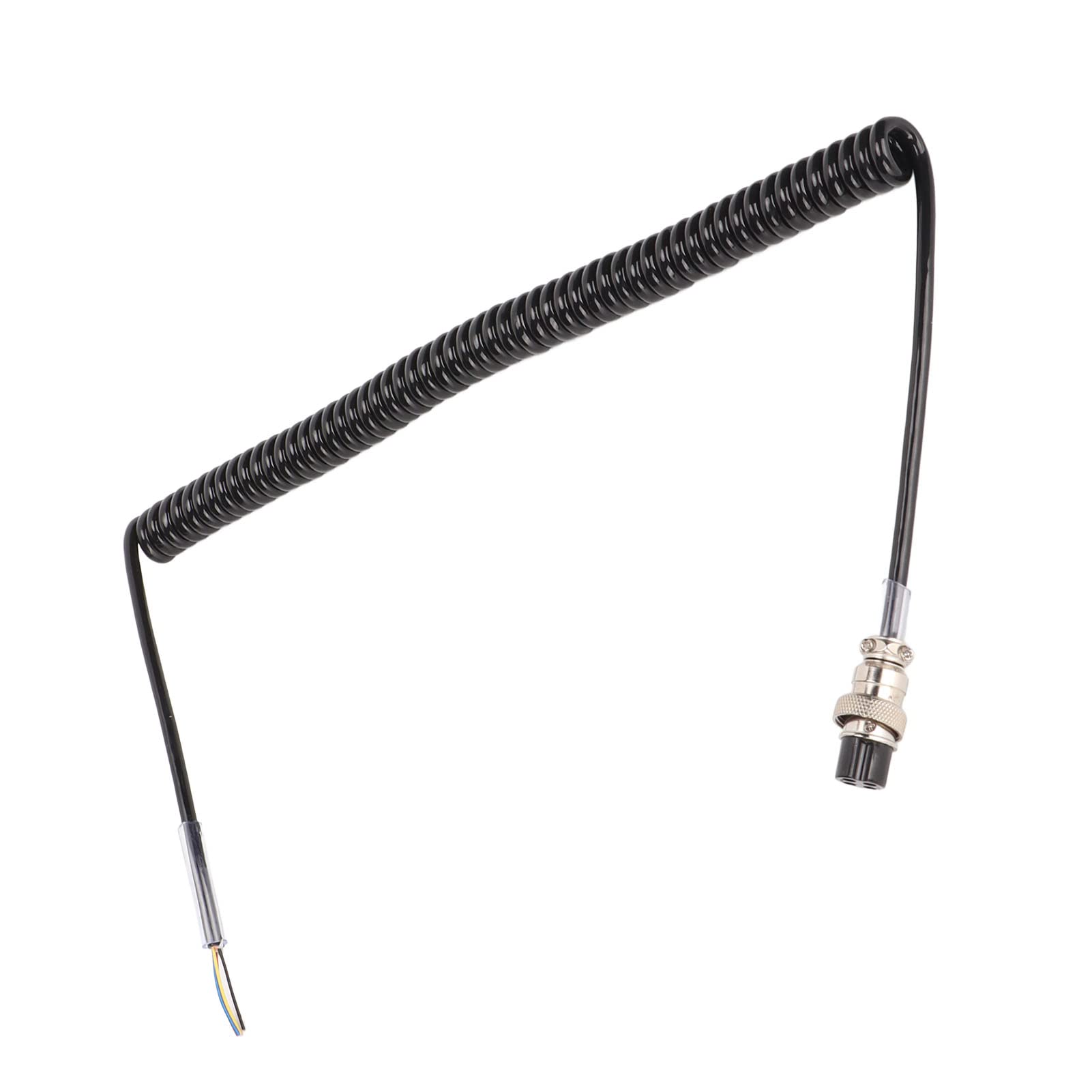 GOWENIC CB/HAM Radio Microphone Cable Replacement, Handy Extension Microphone Cord with Prewired 4 Pin Connector, Radio Transceiver Equipment Microphone Reinforced Cable, Extendable 180cm/70.8in