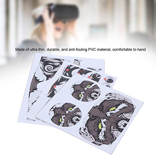 GOWENIC VR Glasses Stickers, PVC VR Glasses Controller Headset Protective Stickers, Skin Cover Set, Protect Equipment, for Oculus Quest 2