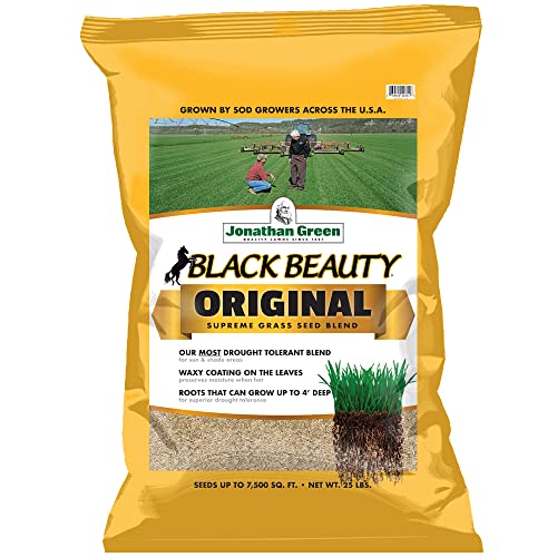 Jonathan Green 10315 Black Beauty Grass Seed Mix, 25-Pound