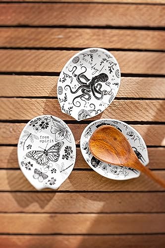 Karma Gifts B&W SPOON REST, DOG