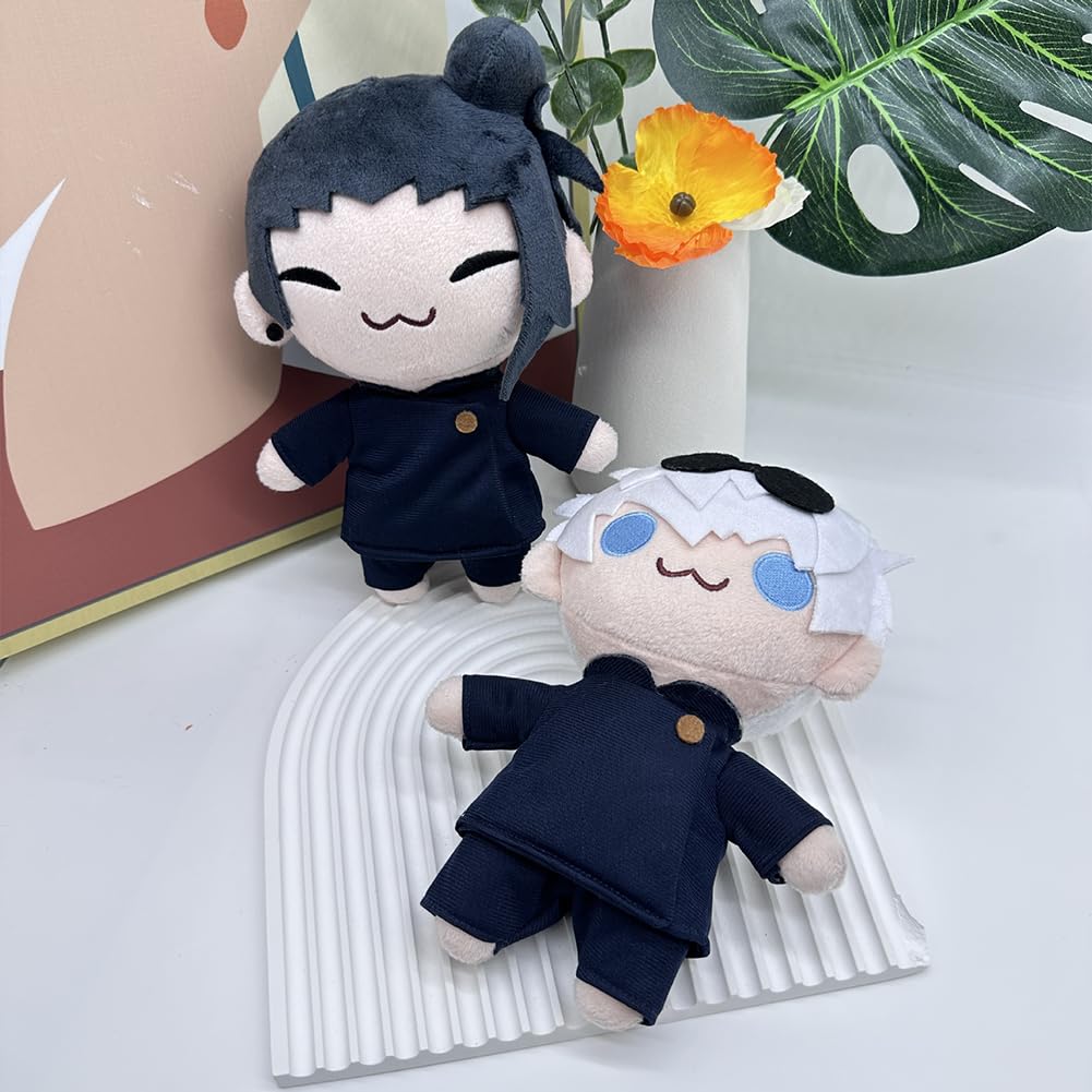 LUNK Anime Geto Suguru Soft Figure,21cm/8.26" High School Ver. Stuff Plush Pillow,Cartoon Stuffed Figurine, Home Sofa Decoration Cushion, Gift