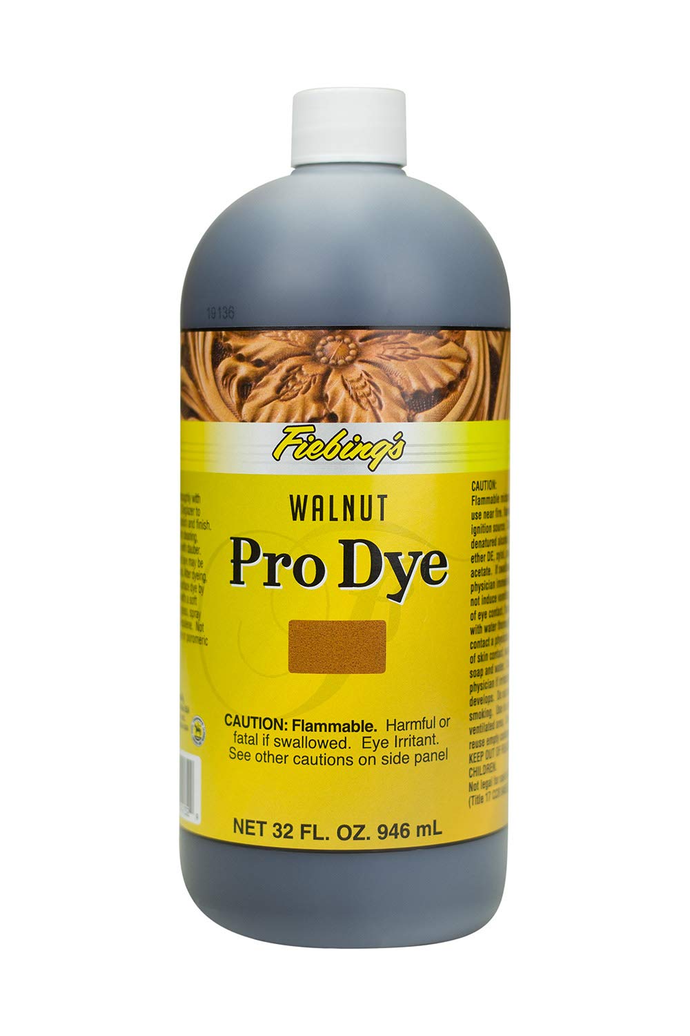 Fiebing's Pro Dye - Walnut - Professinal Oil Dye for Leather 32oz