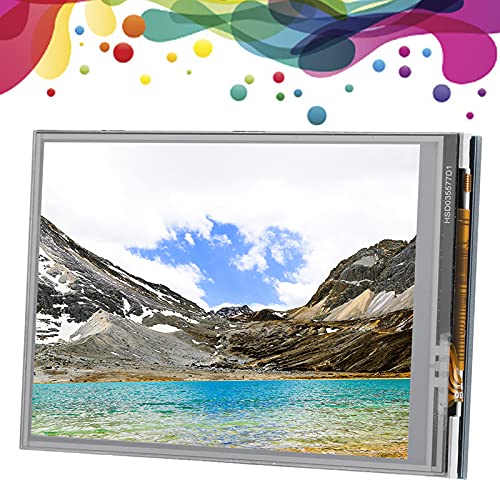 Jopwkuin 3.5inch Monitor, Professional Portable Standard Touchscreen for Daily Work Study