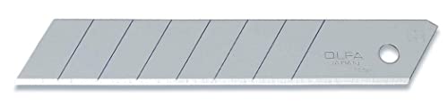 OLFA 18mm Heavy-Duty Snap Off Replacement Blades, 10 Blades (80 segments) LB-10B - Snap-Off Utility Knife Replacement Blades, Fits most 18mm Utility Knives
