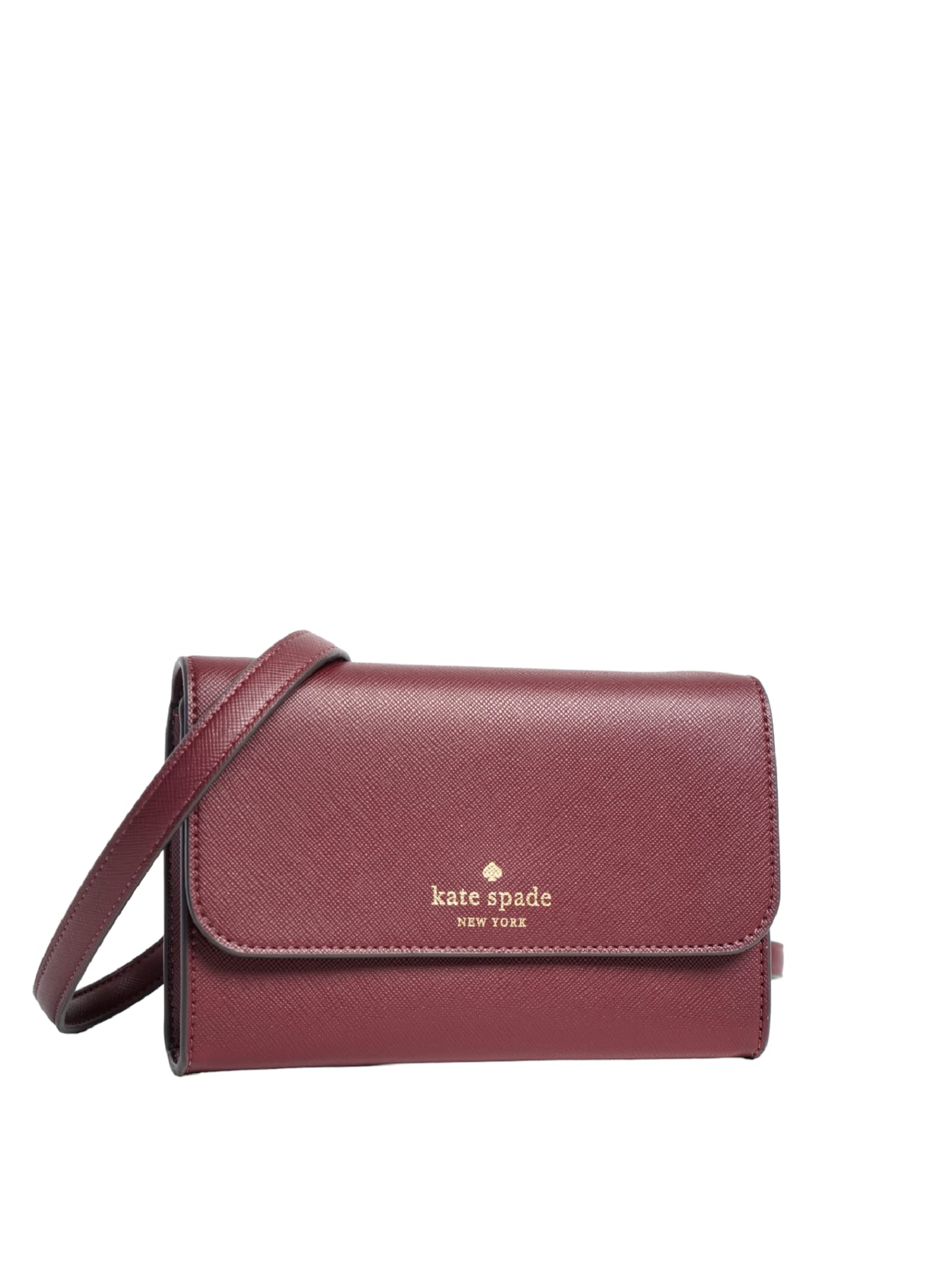 kate spade new york Brynn Small Flap Crossbody (Deep Berry)