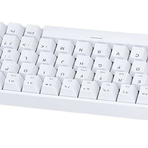 Jopwkuin Computer Keyboard, RGB Long Battery Life Mechanical Gaming Keyboard 64 Keys for Office for Home for Gaming(Linear Action Switch)