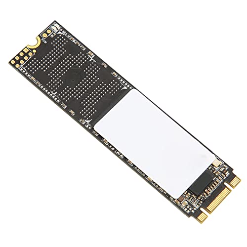 Jopwkuin Laptop M.2 NGFF SSD, PCB Material SSD for Laptop Plug and Play Quiet Operation for Home for Office